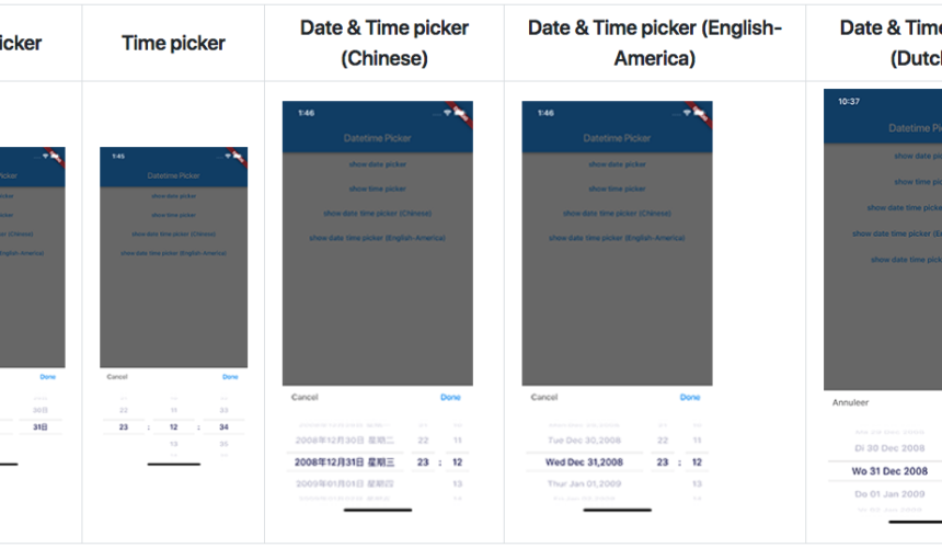 A Date Time Picker In Flutter Mobile App Development 5961