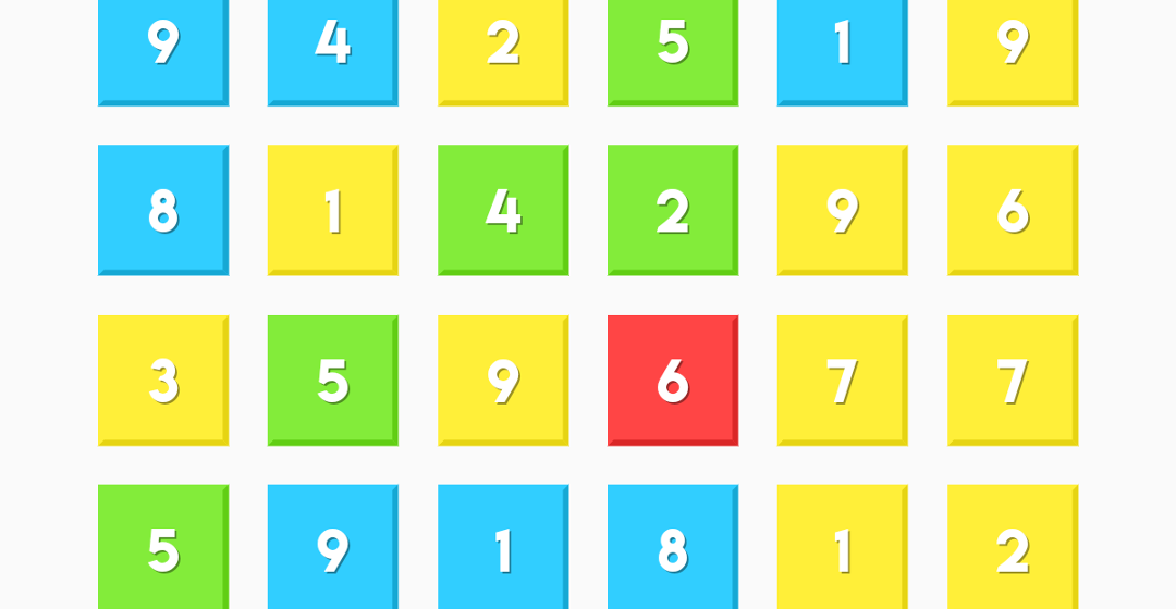 The Brain Training Game About Matching Numbers And Colours
